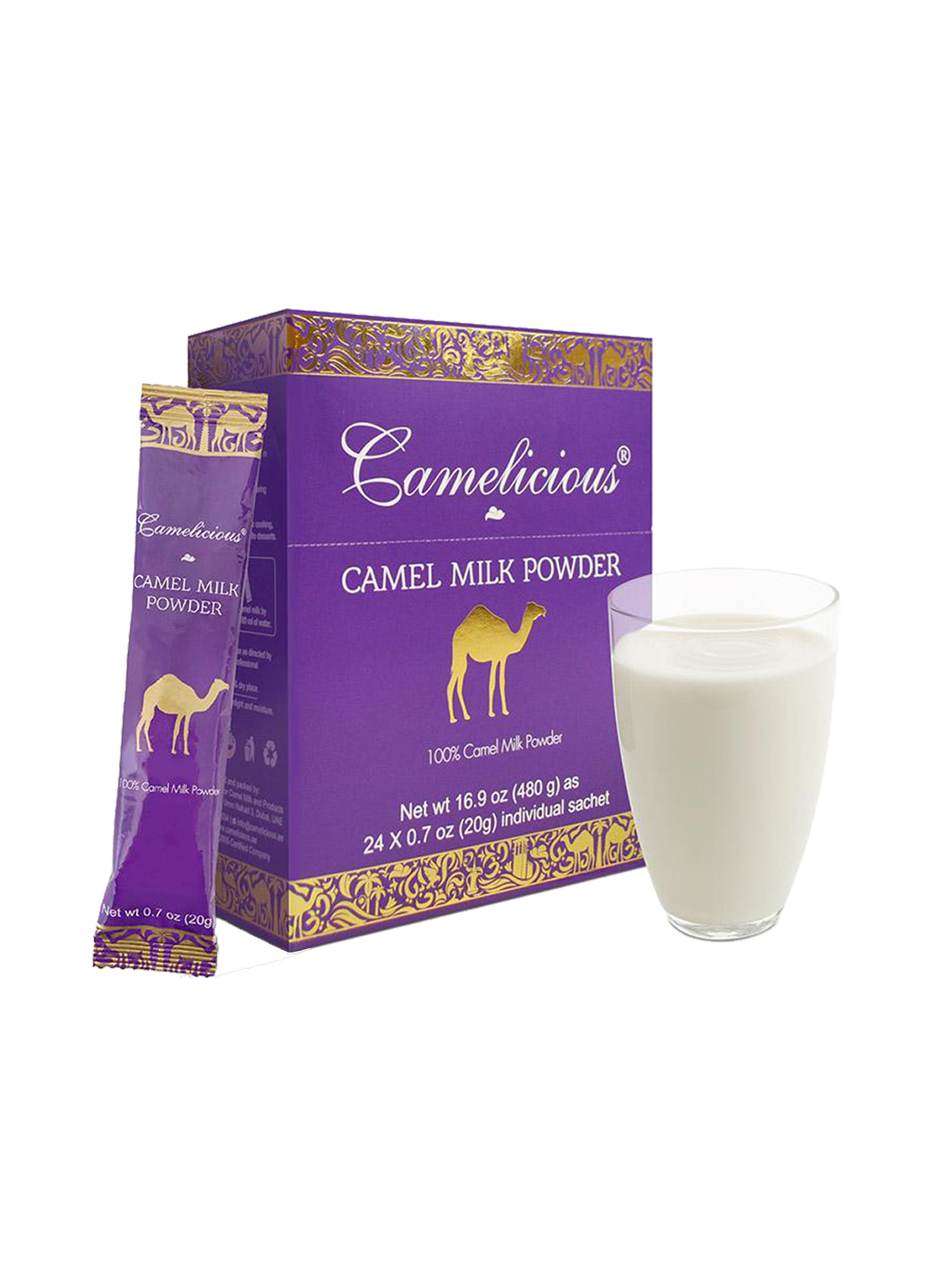 Camelicious Camel Milk Powder 24 Sachets X 20g Each – Shi Eurasia