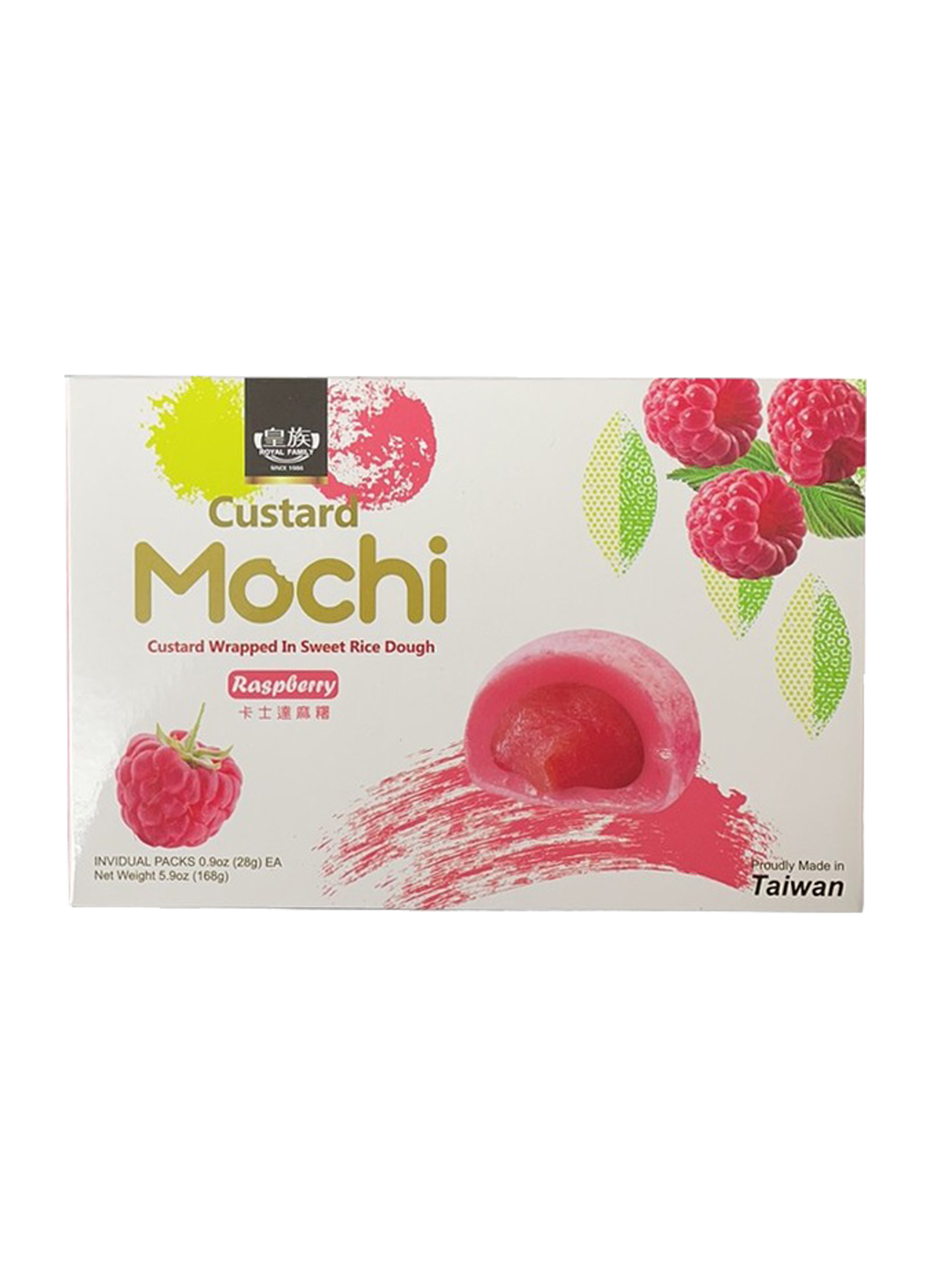 Royal Family Food Custard Mochi Raspberry 168g – Shi Eurasia