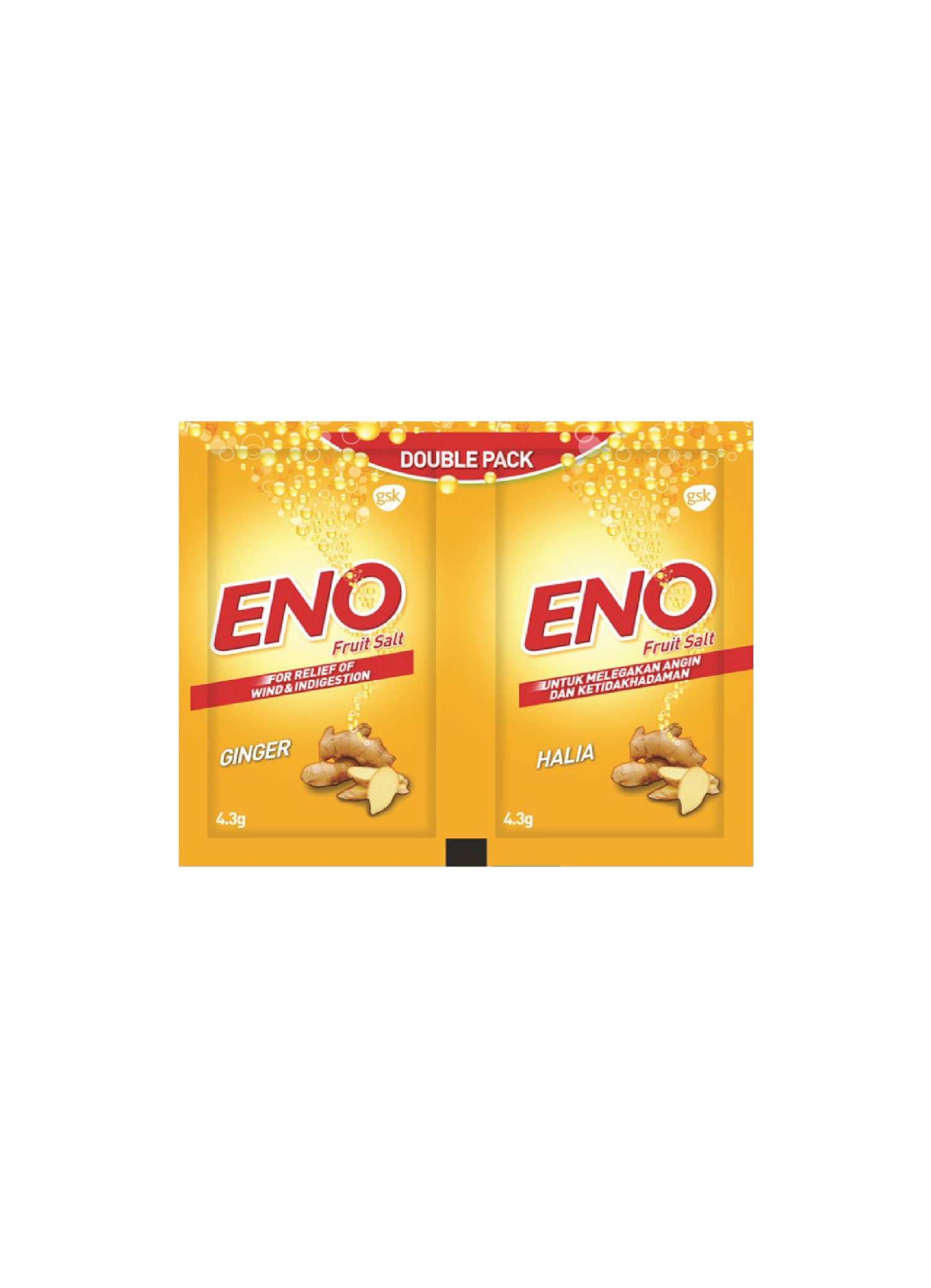 ENO Fruit Salt Ginger Flavour Double Pack (4.3g x 2) – Shi Eurasia