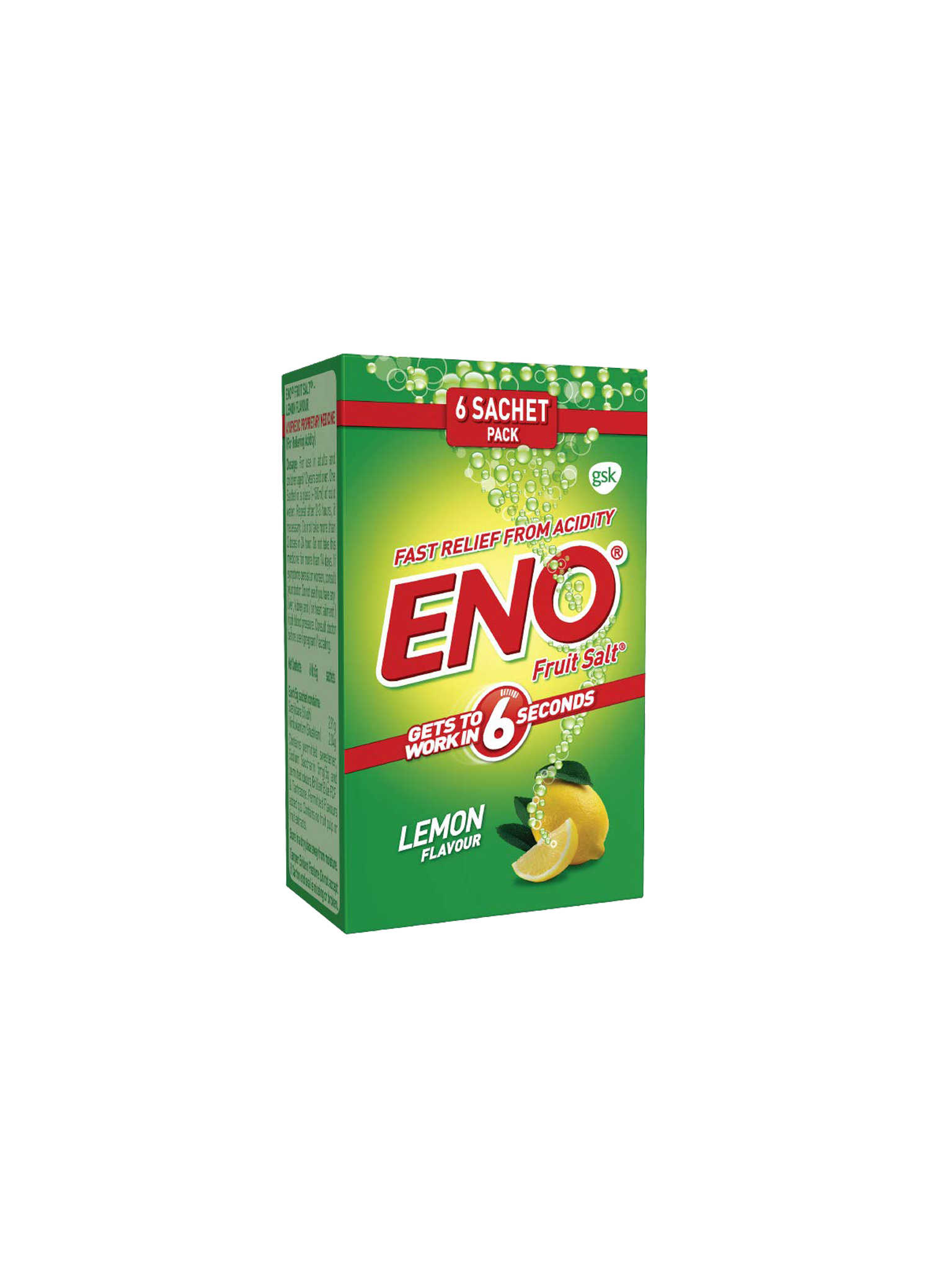 ENO Fruit Salt Lemon Flavour 6 Sachets Pack – Shi Eurasia