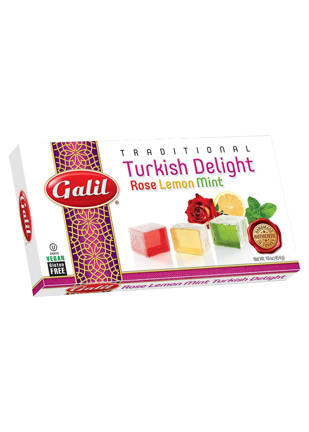 Galil Traditional Turkish Delight Rose Lemon Mint 454g – Shi Eurasia