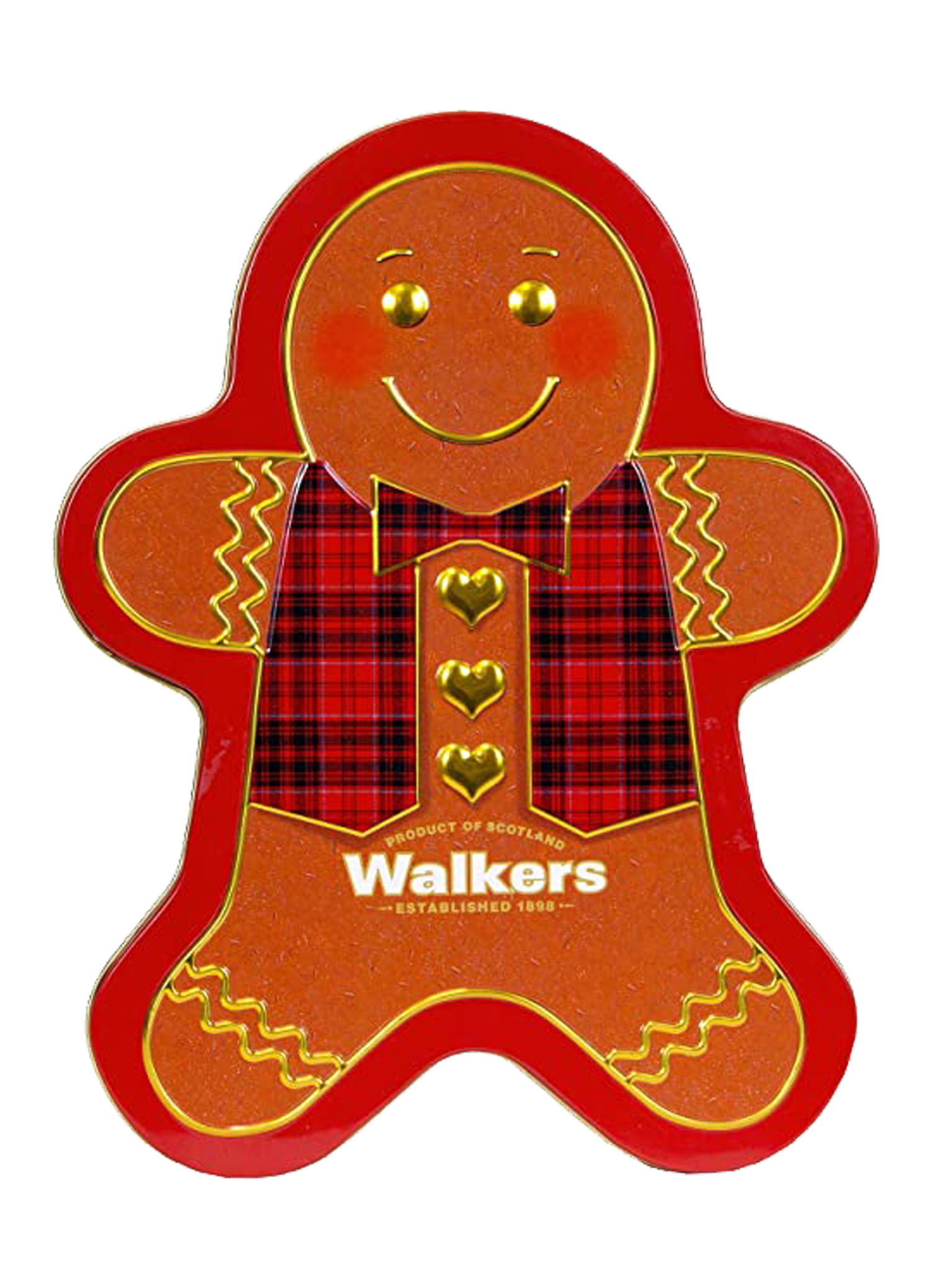 Walkers Pure Butter Mini Gingerbread Men Shortbread Biscuits 300g – Shi ...