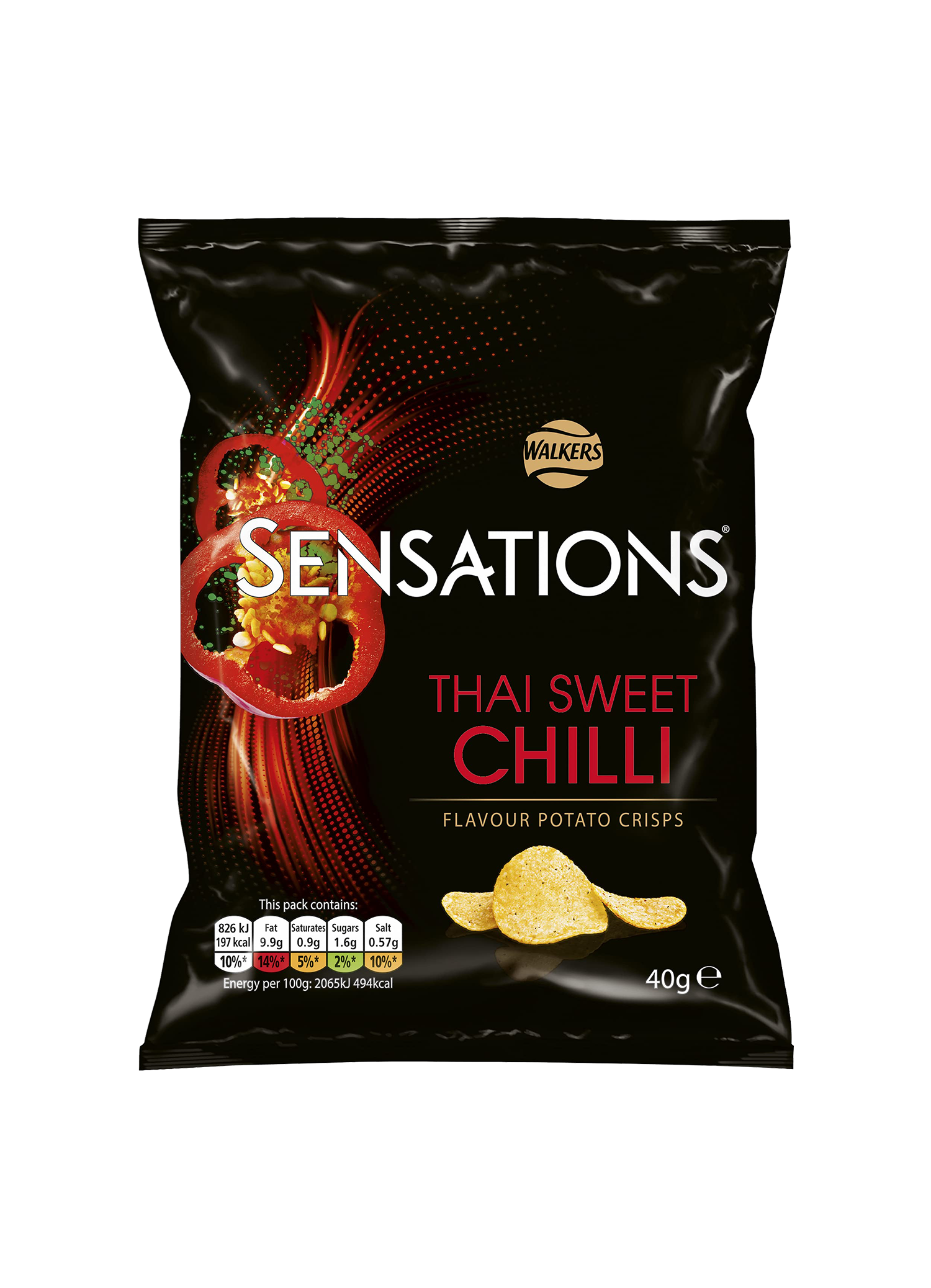 Walkers Sensations Thai Sweet Chili Crisps Chips 40g – Shi Eurasia